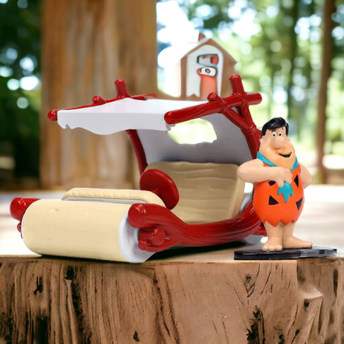 Flintstones Flintmobile with Fred 1:32 scale | Gotham Collectables