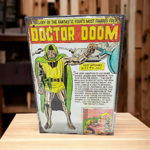Dr Doom Metal Tin Sign | Gotham Collectables