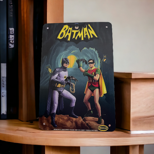 Classic Batman "Cave" Metal Tin Sign | Gotham Collectables