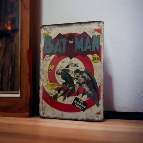 Batman "Winning Team" Metal Tin Sign | Gotham Collectables