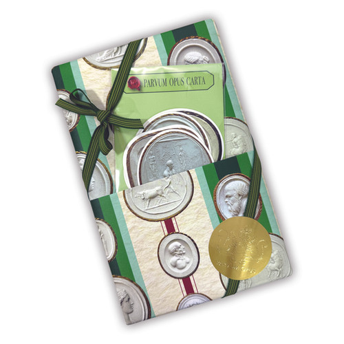 Notebook & Stickers Gift Set, Stripe No.1 | Parvum Opus