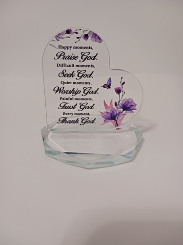 Spiritual Plaque Praise God | Mfkboutique