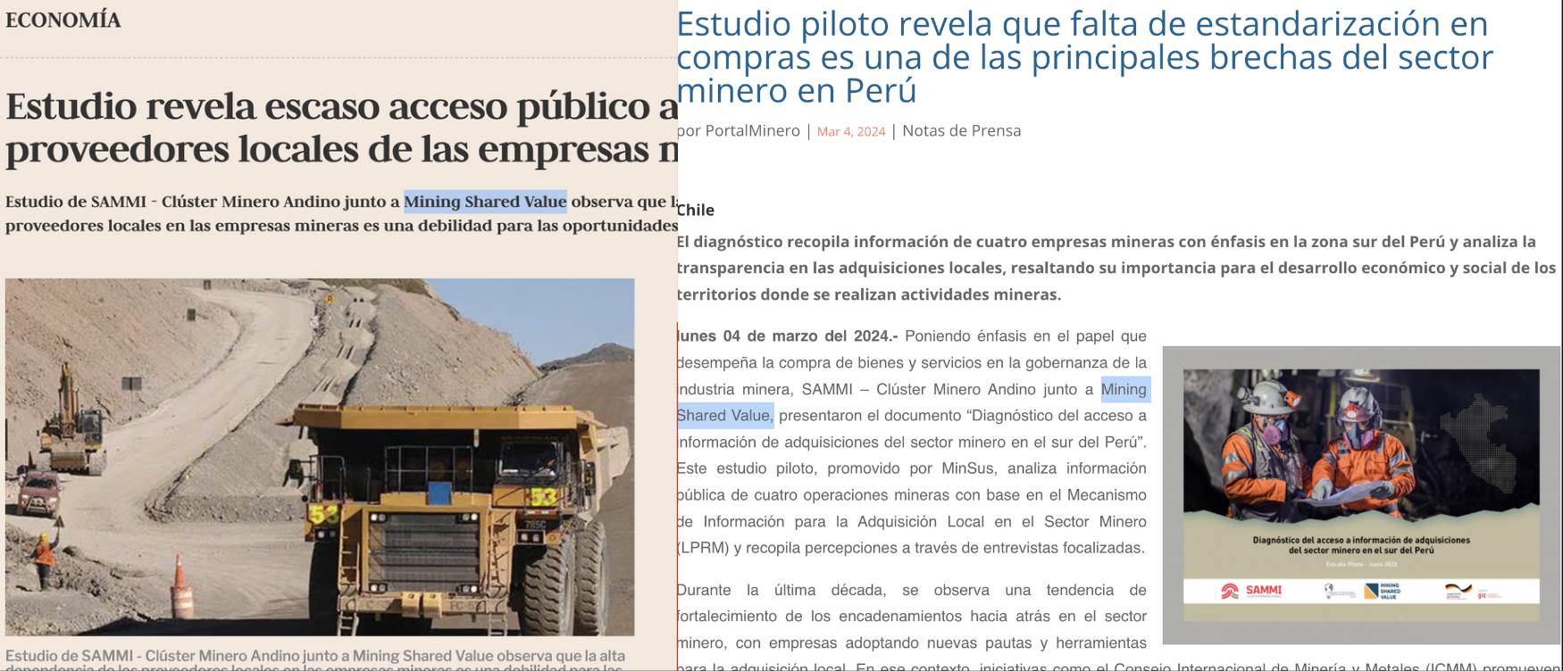 The Year So Far: Mining Shared Value in 2024