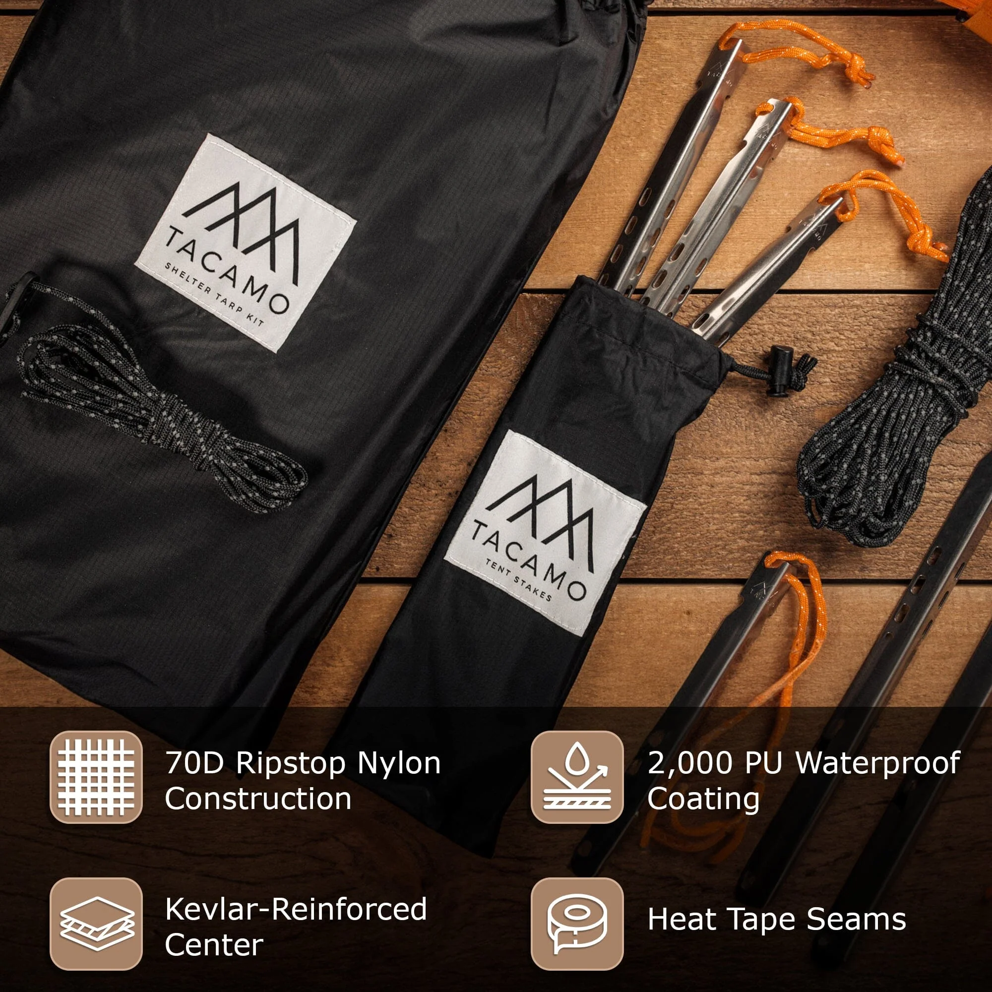 Bushcraft Reflective Shelter Tarp | 12° North Industries