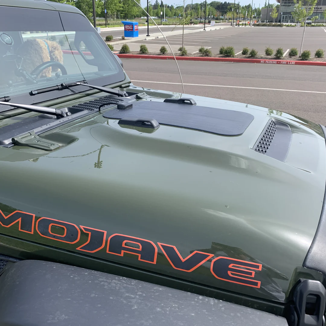 Jeep Mojave/392 Wrangler JL and Gladiator JT VSS System™ - 30W Hood Solar Panel | 12° North ...
