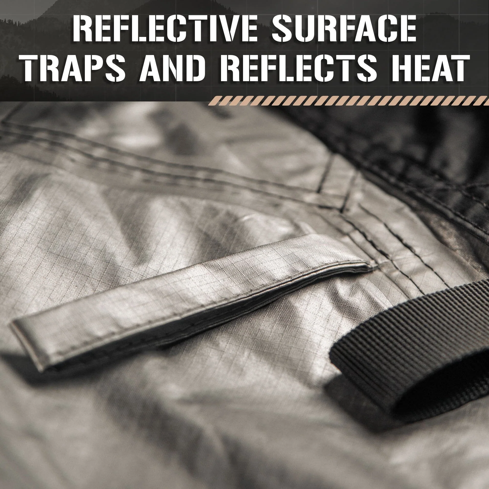 Bushcraft Reflective Shelter Tarp | 12° North Industries