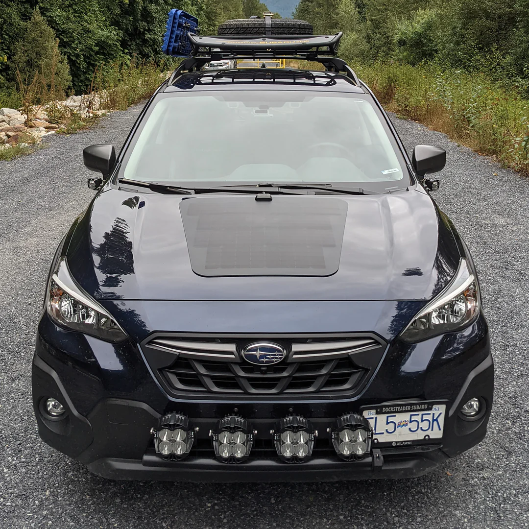 Subaru Crosstrek (2018+) VSS System™ - 65W Hood Solar Panel | 12° North ...