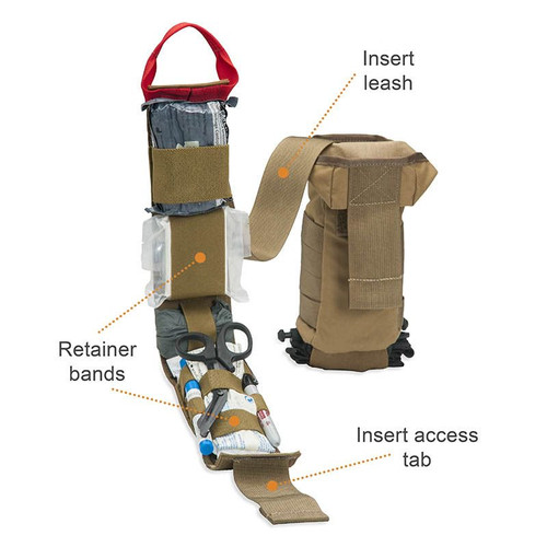 IFAK Black Pouch & Black Insert Kit, W/SOFTT-W | 12-degrees-north