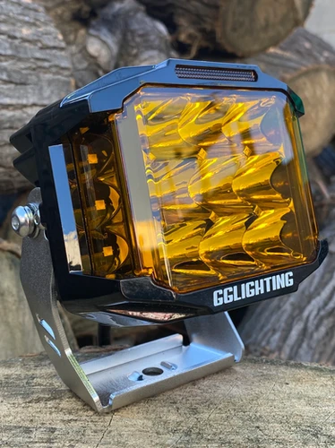 CB60 XL Sidewinder LED Pod Amber | 12° North Industries