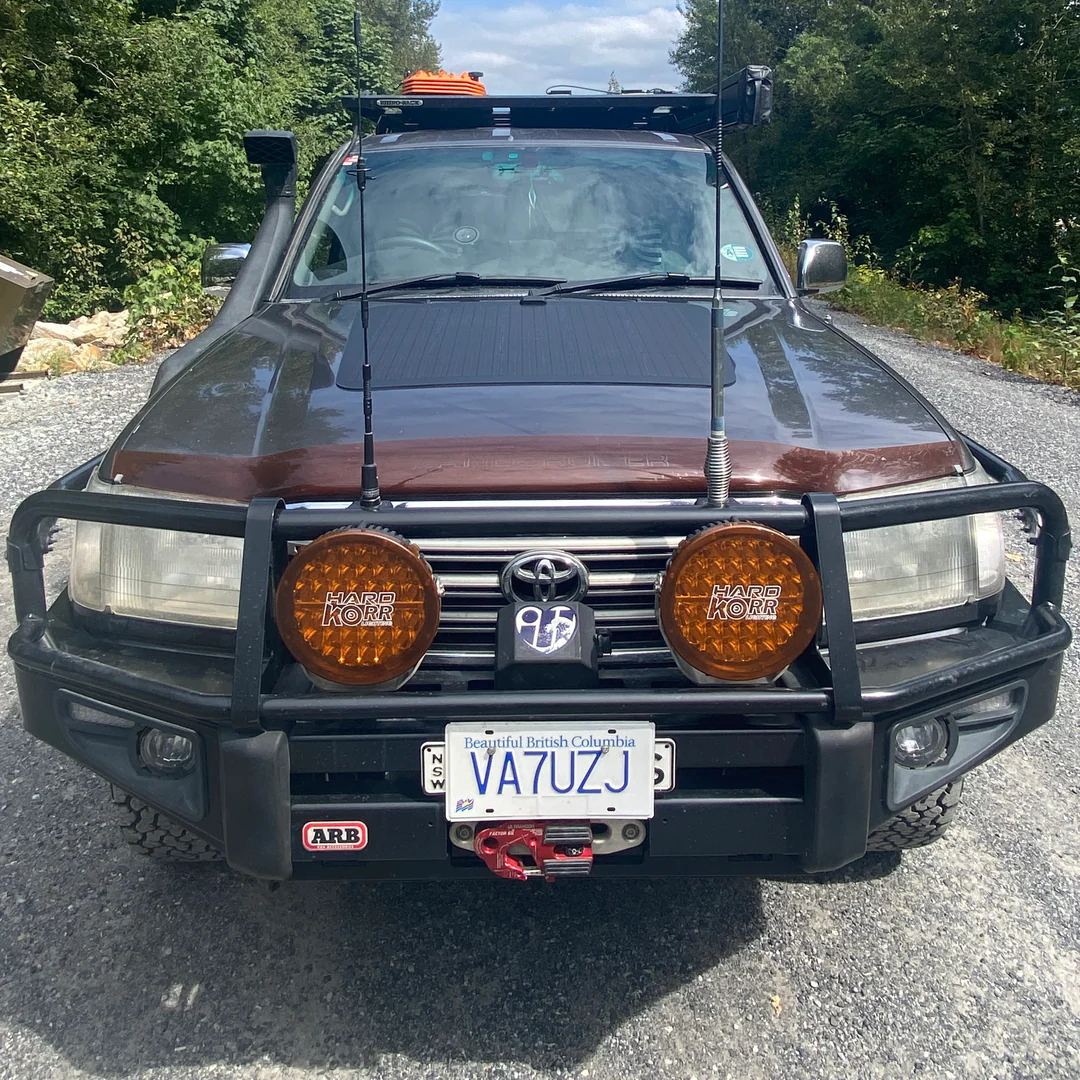 100 Watt Hood Solar for Toyota Land Cruiser 100 Series | Cascadia 4x4 ...