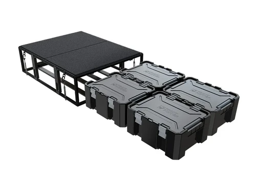 4 Wolf Pack Pro Storage System Kit   Narrow Incl. Boxes - By Front 