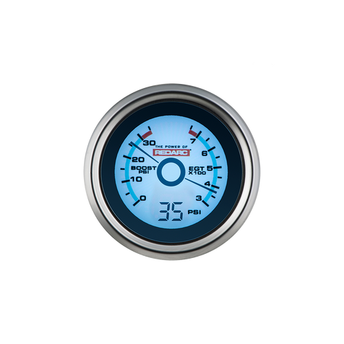 EGT & Boost Pressure 52mm Gauge w/Optional Oil Pressure Display ...