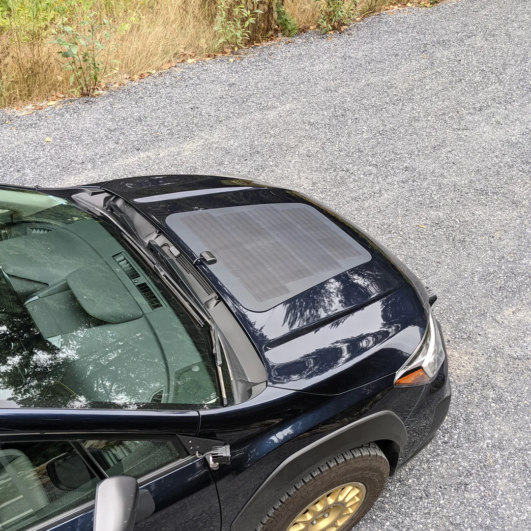 Subaru Crosstrek (2018+) VSS System™ - 65W Hood Solar Panel | 12° North ...