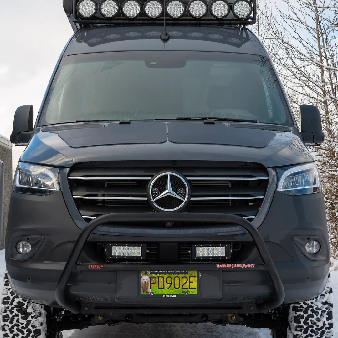 90 Watt Hood Solar for Mercedes-Benz Sprinter 2019+ | Cascadia 4x4 | 12 ...