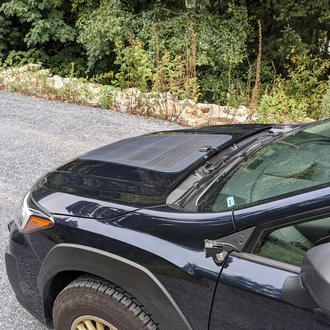 Subaru Crosstrek (2018+) VSS System™ - 65W Hood Solar Panel | 12° North ...