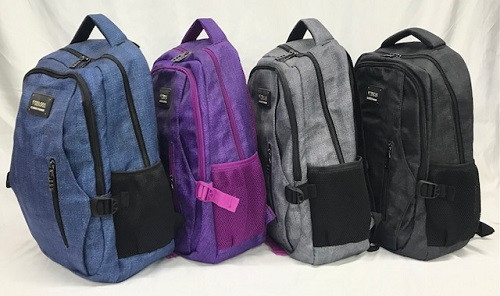 School Work Everyday Backpack #9073 12 pcs/dozen | 7 Color Wholesale