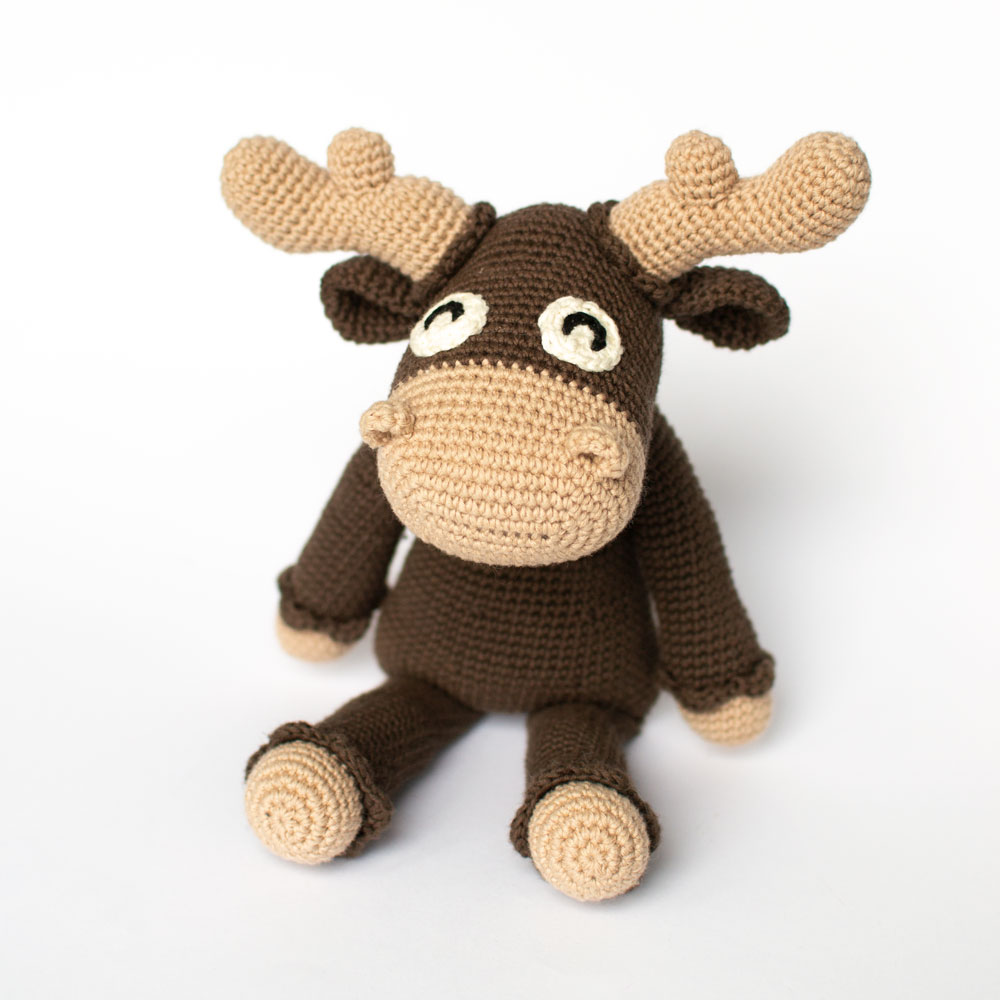 plush pattern Crochet moose pattern amigurumi moose cute animals ...