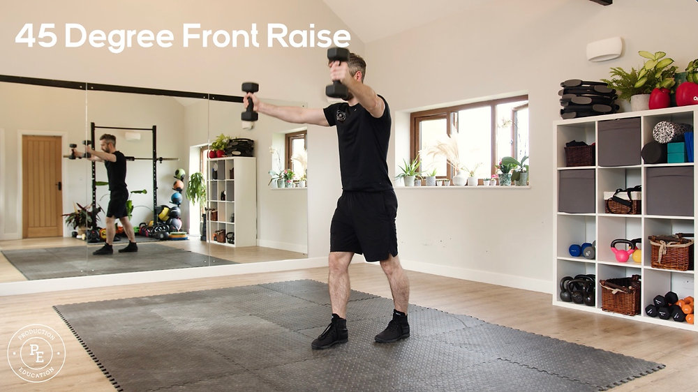 Front Raise - 45 degrees
