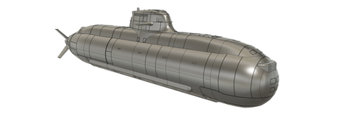 German Type 212A 3D STL files | Drydocks