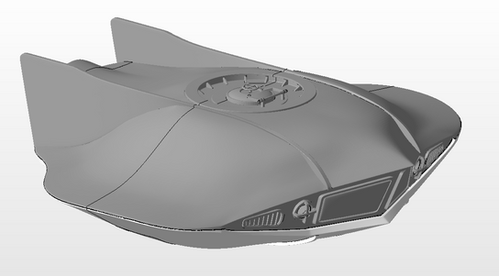 The Flying Sub From Voyage to the Bottom of the Sea - STL Files | Drydocks