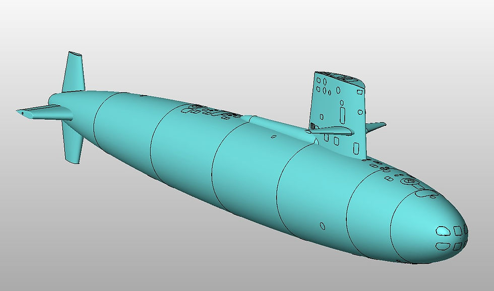 3D CAD Files For Subs | Drydocks 2/3