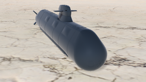 STL Files - A26 Blekinge-class submarine in 1/72 Scale | Drydocks