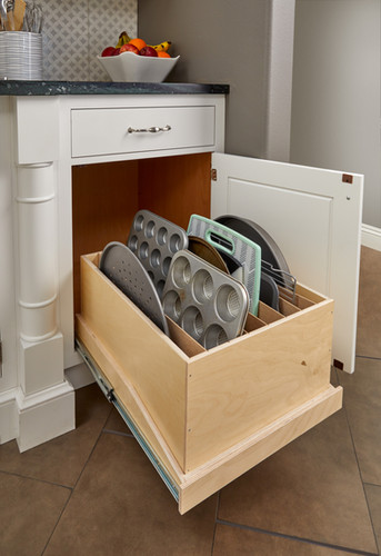 Adjustable Vertical Tray Storage Add-on Compartment for any Slide-Out ...