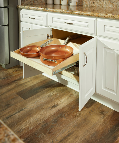 Slide-Out Shelf with Soft Close Rails - Medium | Slide-A-Shelf