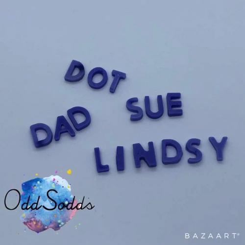 Characters (letters, numbers and symbols) | Odd Sodds