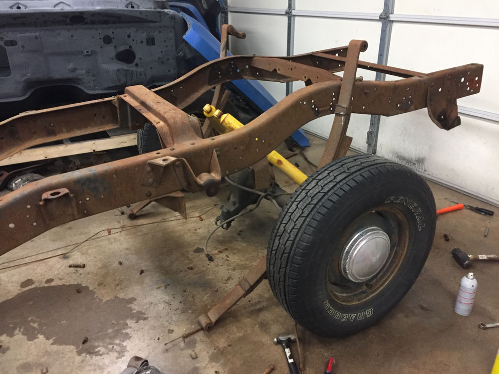 1981 Dodge D150 Truck Frame Restoration