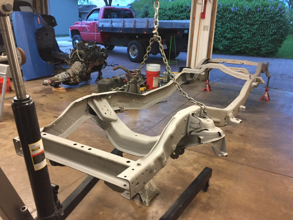 1981 Dodge D150 Truck Frame Restoration