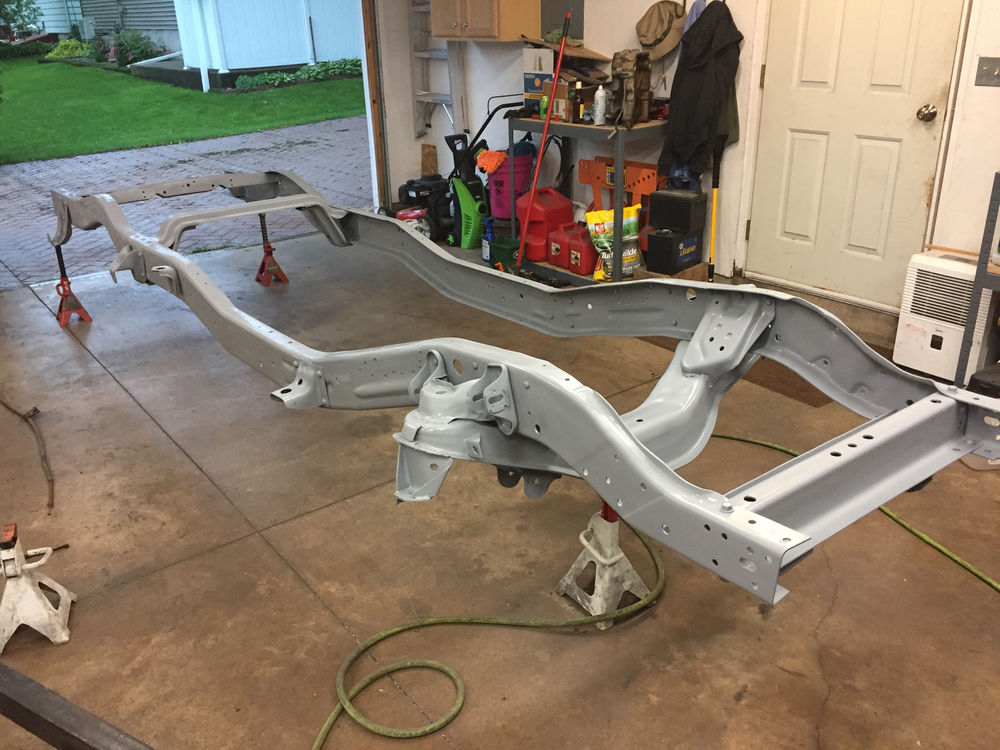 1981 Dodge D150 Truck Frame Restoration