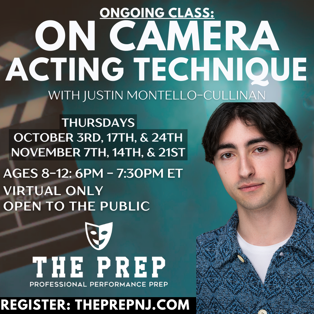 ONGOING Kids On Camera Acting Technique w/ Justin Montello-Cullinan ...