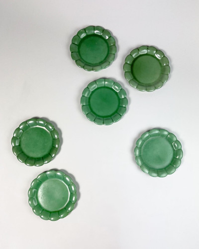 Set of Six Arthur Percy Plates Gefle Sweden 1930s | sella-studio