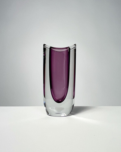Ernest Gordon Vase Afors Glass Sweden 1950s | sella-studio