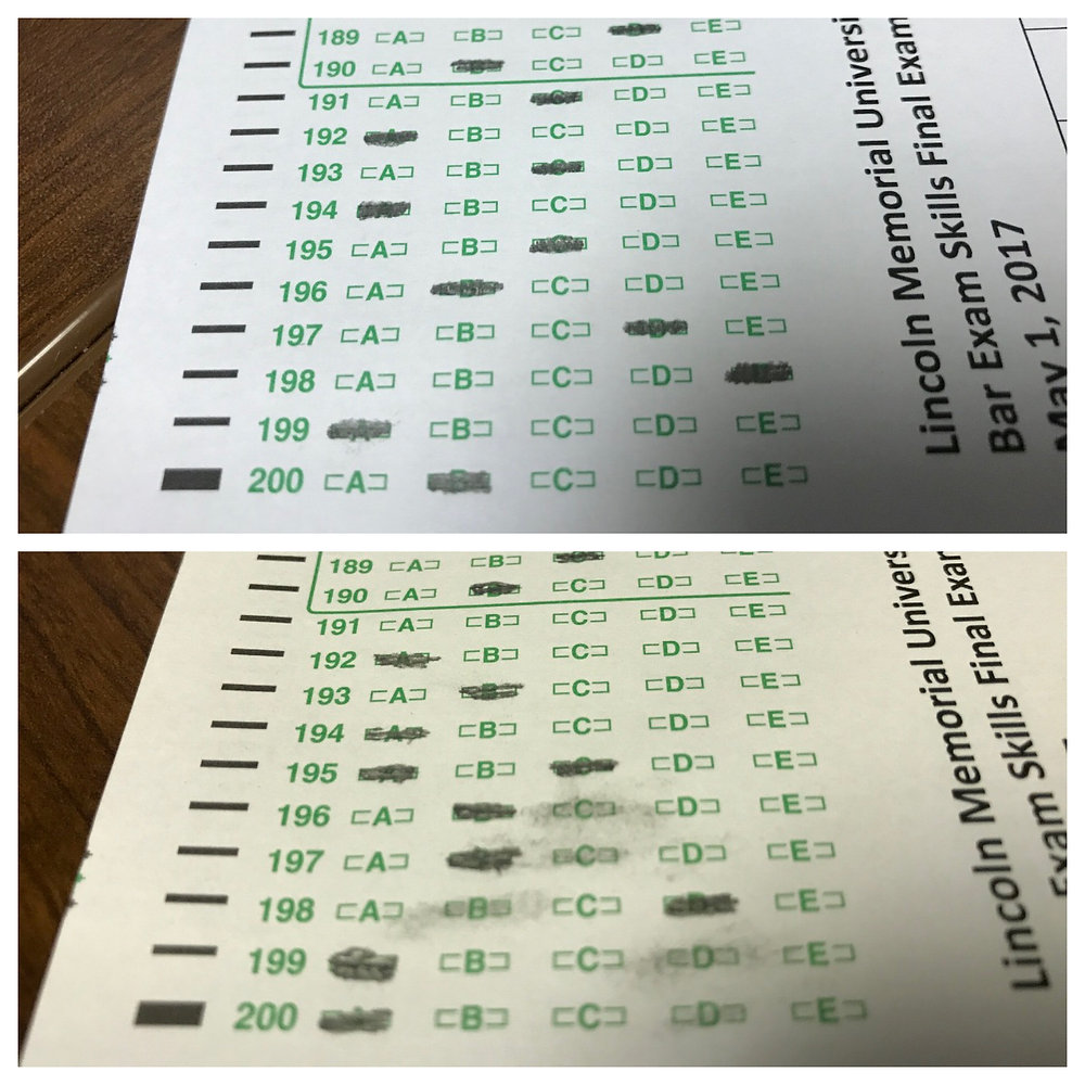 Completing MBE Practice Questions Online and On Paper