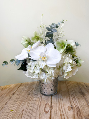 Beatrice Flower Arrangement | Cool Green & Shady