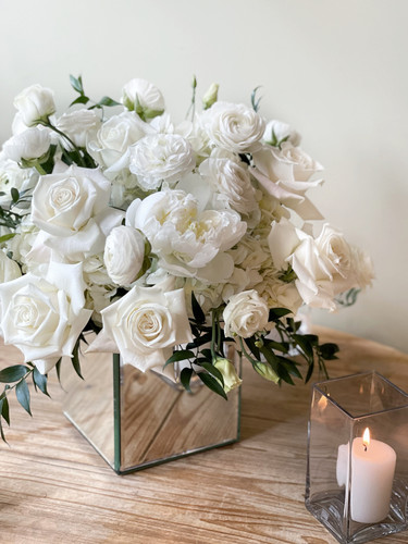 Faith Flower Arrangement | Cool Green & Shady