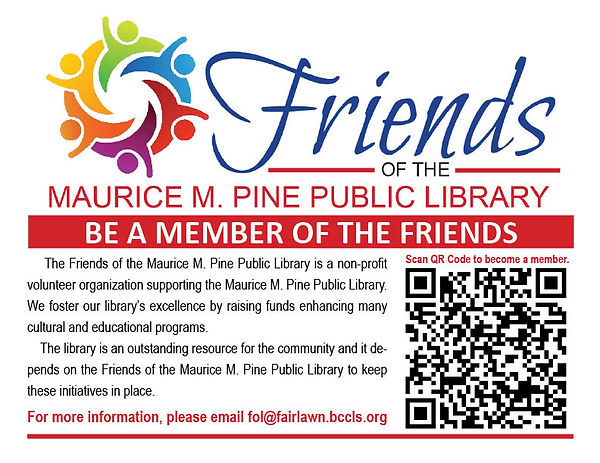 Friends of the Library | MauriceM.PineLibrary
