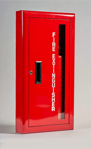 SL 2310 Red Cabinet Big Window Door Lock | SlimlineFire.com