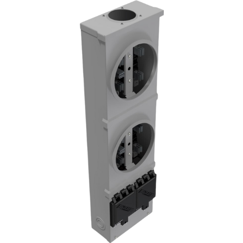 Base Integral para Medidor Monofásico 100A - Dos Servicios, Acometida ...