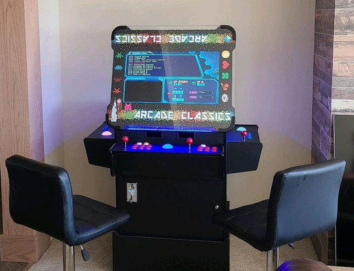 Full-sized, 3 Sided, Cocktail Table Arcade Game With 1,162 Classic ...