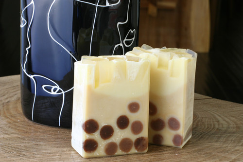 Black Tea Boba Tea Handmade Soap | One Leaf Soap