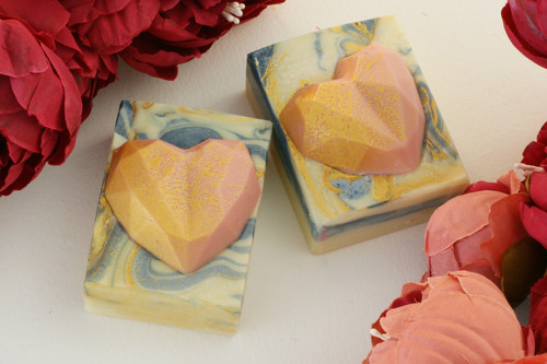 Diamond Heart Handmade Soap | One Leaf Soap