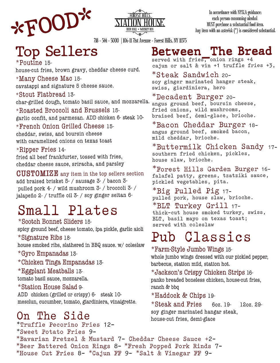 Forest Hills Station House | Craft Beer, Whiskey, Craft Cocktails