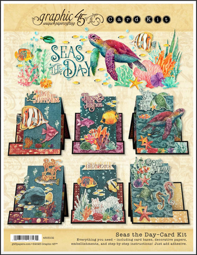 G45 Seas the Day Card Kit – Faux Step Cards | Find Your Wave Creations