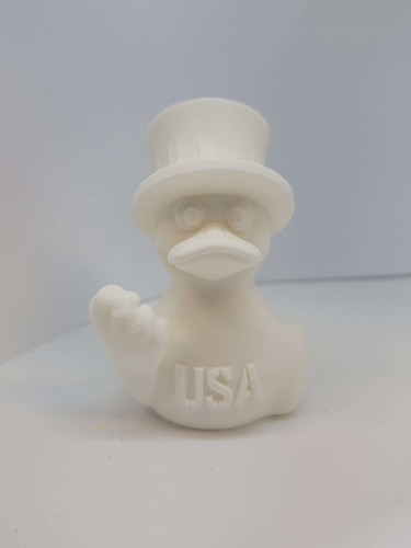 Uncle Sam Fist Pump Duck | Southern Creative OuAL White 3d printed ...