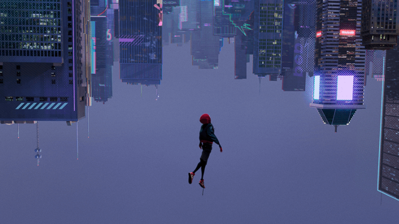 The iconic jump from Into The Spider-Verse has been recreated in Miles ...
