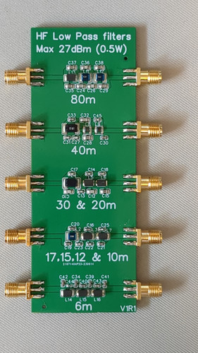HF Low Pass Filter board 80To6 | ZachTek
