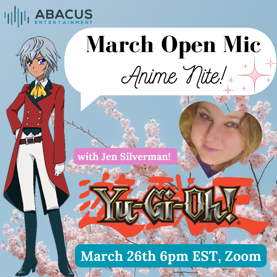 Anime Open Mic Nite with Jen Silverman! | Abacus